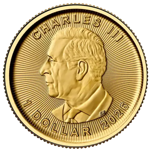 2026 1/20 oz Canadian Gold Maple Leaf | Royal Canadian Mint - Quad City ...